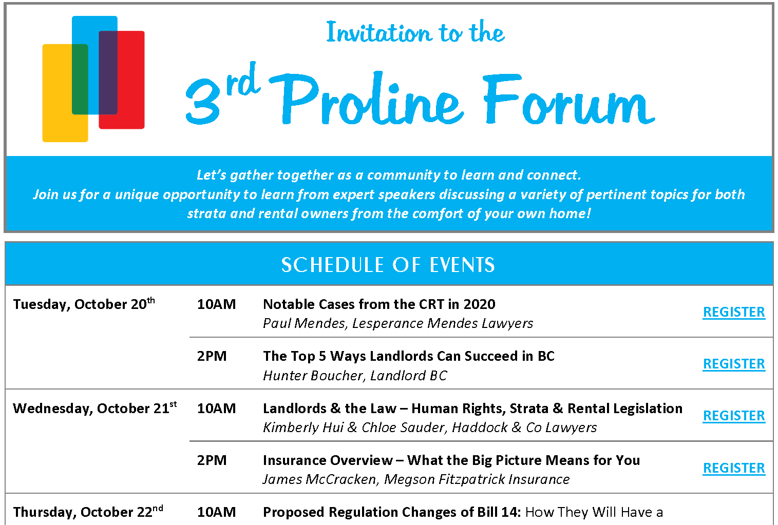 Join Us! 3rd Proline Forum Open for Registration - Proline Property ...